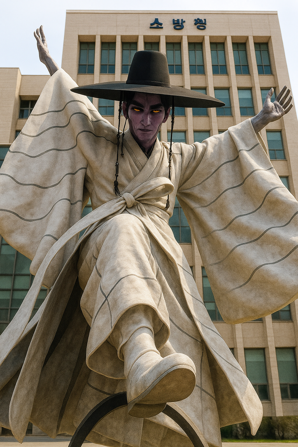 세종시 저승사자 오해 동상 근황jpg