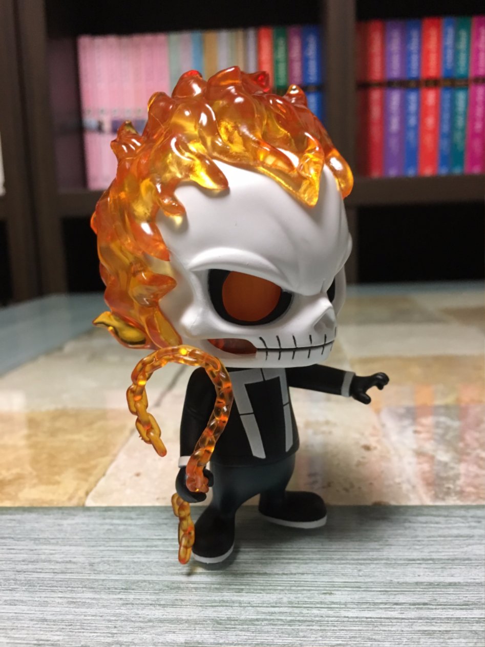 Cosbaby Ghost Rider with Hellfire Chain