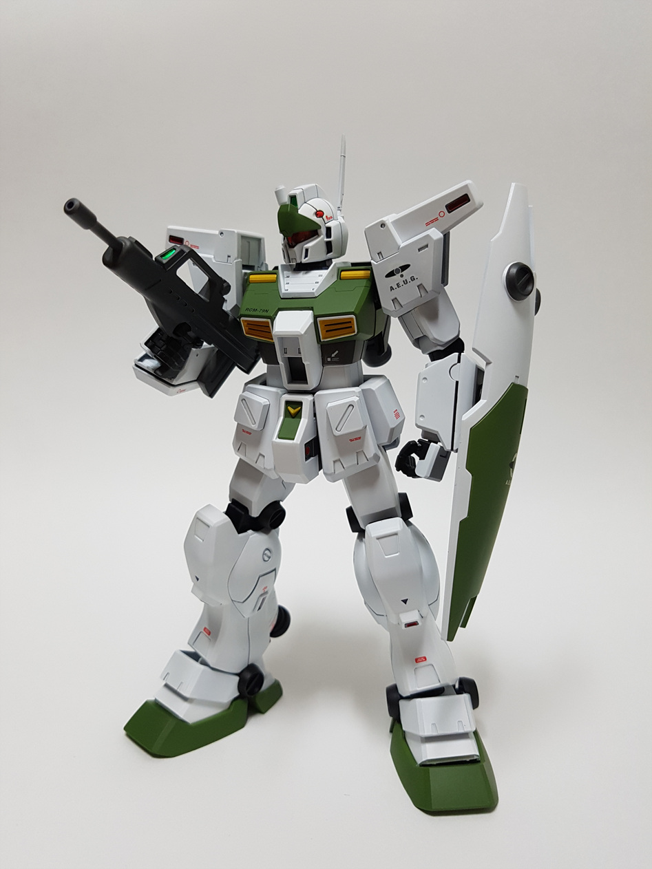 MG 짐 커스텀 에우고 컬러 (RGM-79N GM CUSTOM AEUG) | 프라모델 캐릭터모형 갤러리