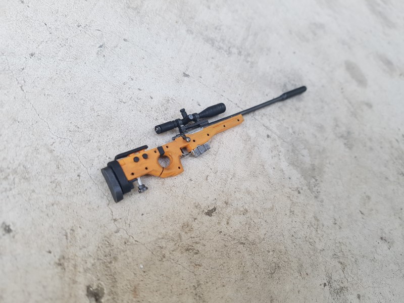 Kar98k , AWM-suppressor 만드는법! [1:10,나무젓가락 공예] | 프라모델 스케일모형 갤러리