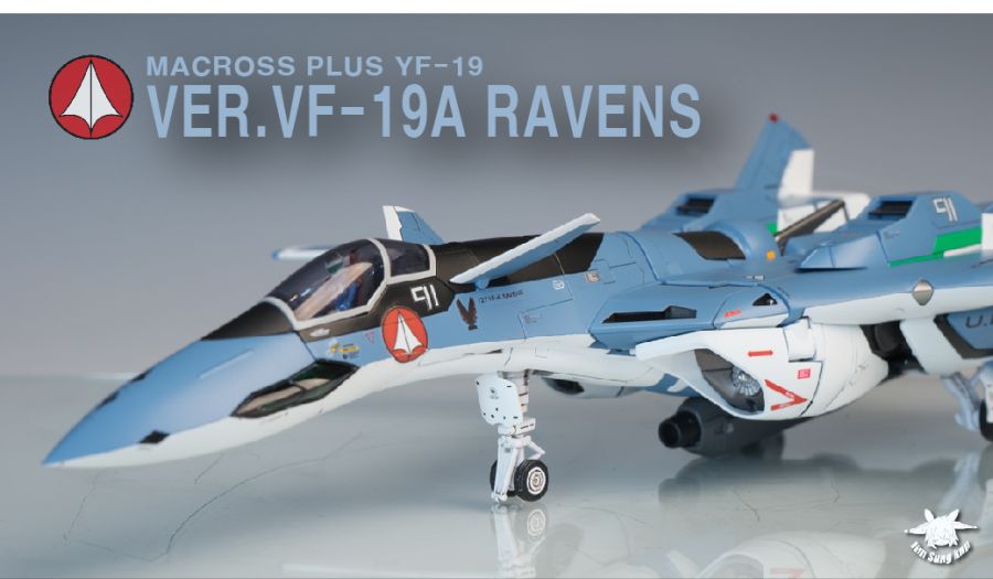 아르카디아 YF-19 커스텀 페인팅 Ver.VF-19A RAVENS | 피규어 갤러리