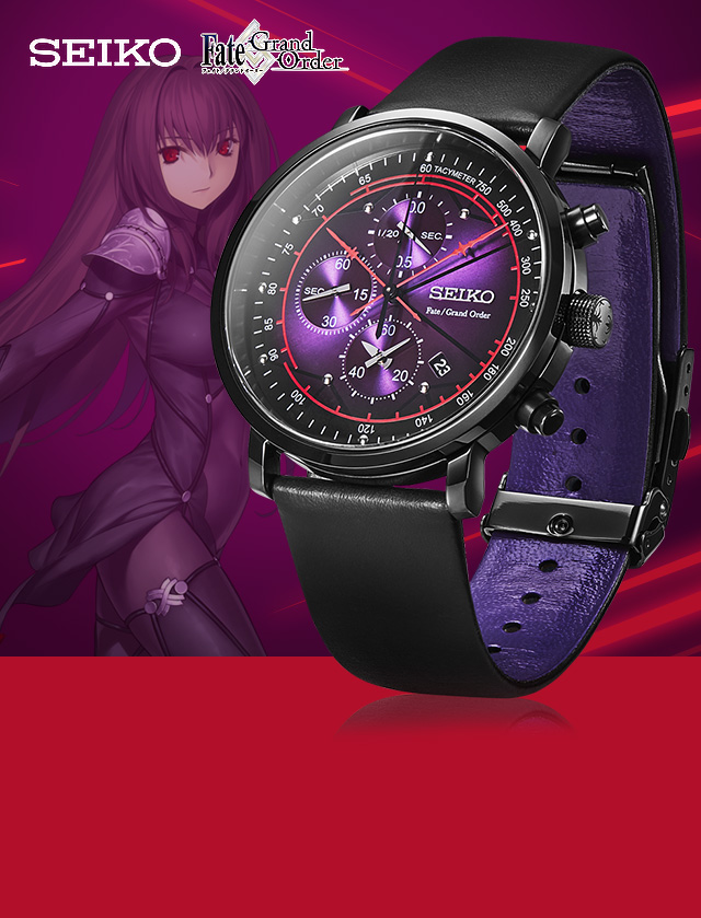 [SEIKO x FGO] 오리지널 서번트워치 랜서/스카사하 모델 | 애니메이션 정보