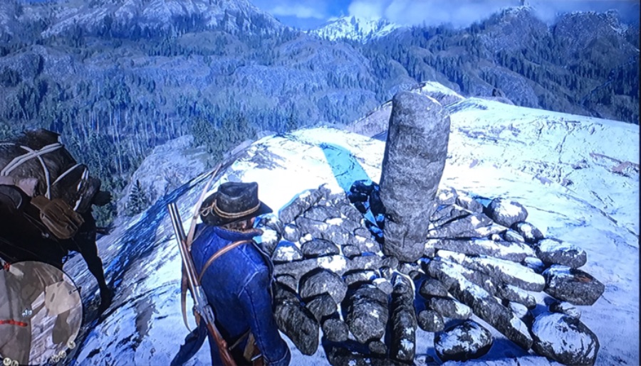 mount shann 산꼭대기에 있는 이거 뭔가요? | 레드 데드 리뎀션 2