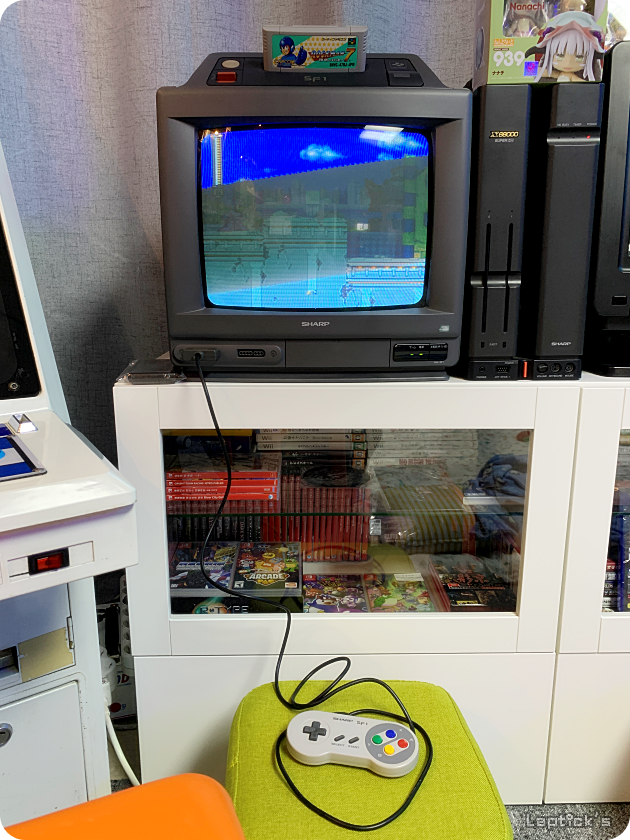 샤프 SF1 - 슈퍼 패미컴 텔레비전 (Sharp SFC TV) | 추억의 게임 갤러리