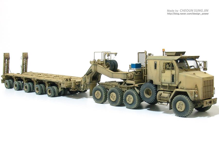 M1070 Truck Tractor M1000 HETS 디오라마