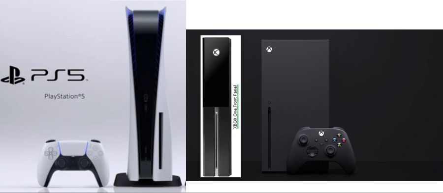 XSX vs PS5 본체 & 컨트롤러 사이즈 비교 | 엑스박스 정보