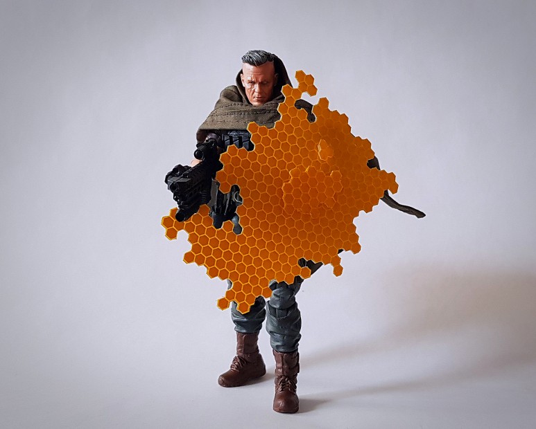 마블레전드 케이블 방패 커스텀(PSIONIC SHIELD) | 피규어 갤러리