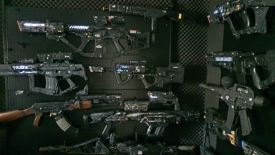 레이져 총 무기고. | 유머 게시판