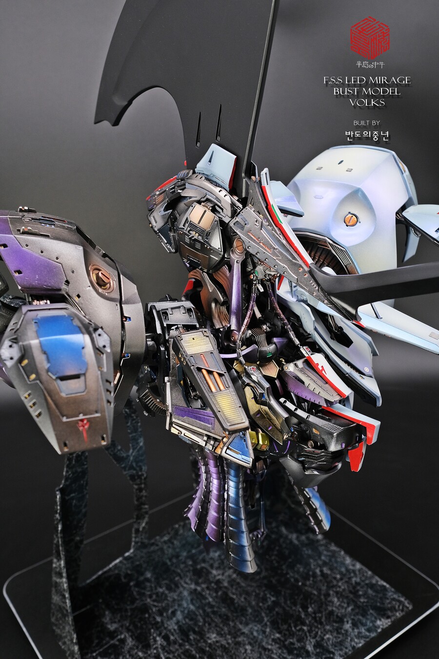 FSS led mirage 레드미라지1/32 흉상 풀레진 반반 | 프라모델 캐릭터모형 갤러리