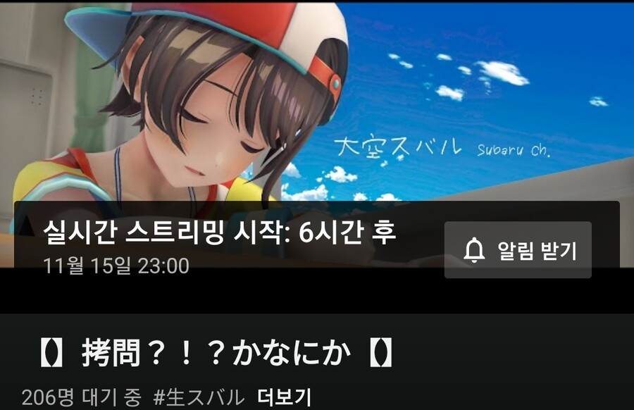버튜버) 스바루는 도대체 오늘 뭘 하려고? | 유머 게시판 | RULIWEB