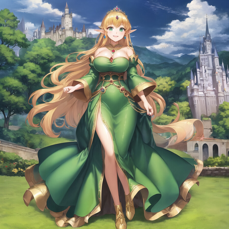 엘프 공주 | AI 이미지 메이커 Beta | RULIWEB