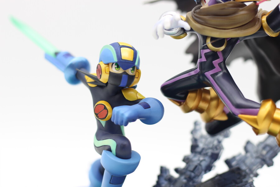 게임캐릭터즈컬렉션DX 록맨에그제 록맨 vs 포르테 | 피규어 갤러리
