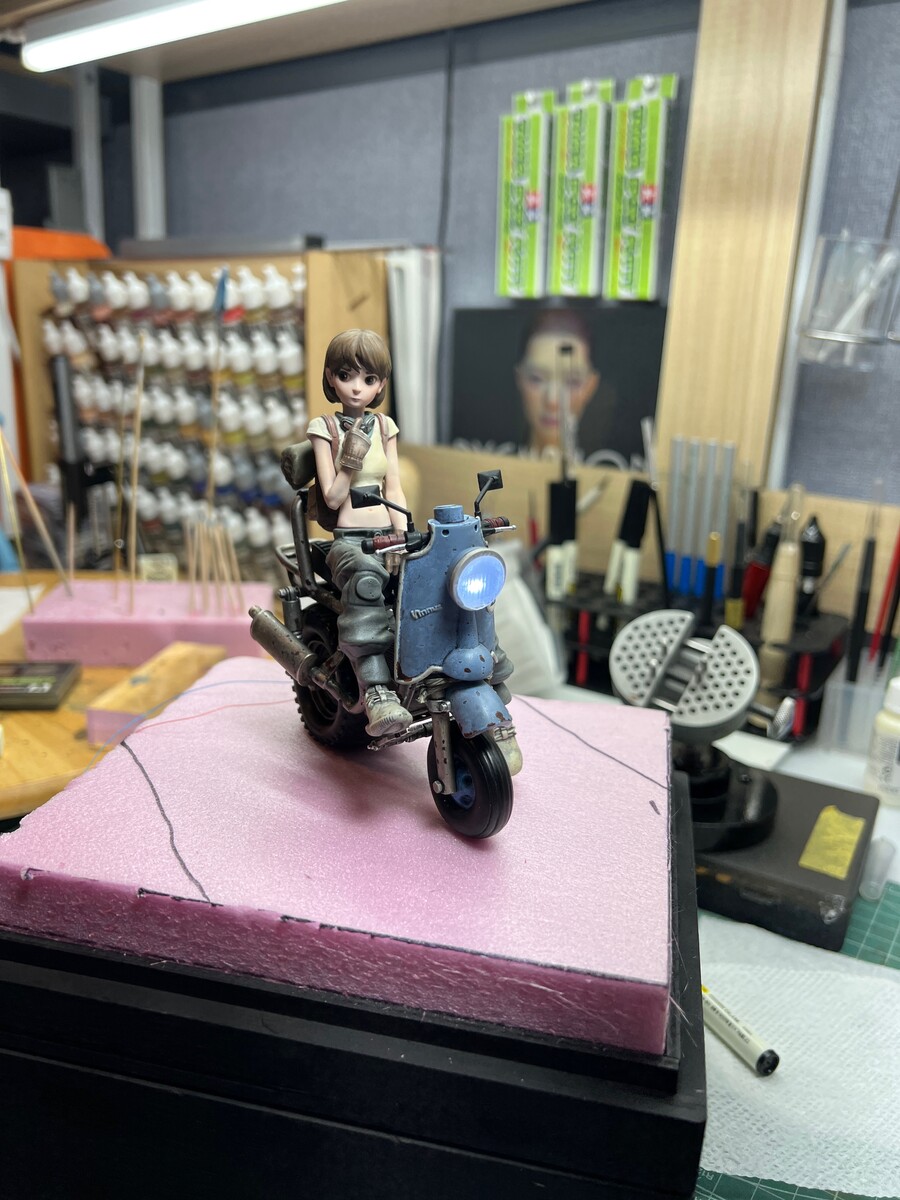 1/12 Junk Rider 완성(사진많음) | 프라모델 캐릭터모형 갤러리