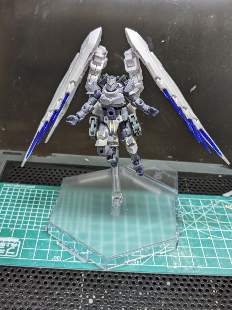 [코토부키야] M.S.G 헤비 웨폰 유닛 윙 엣지 + 메카 조합 사진 | 프라모델 정보