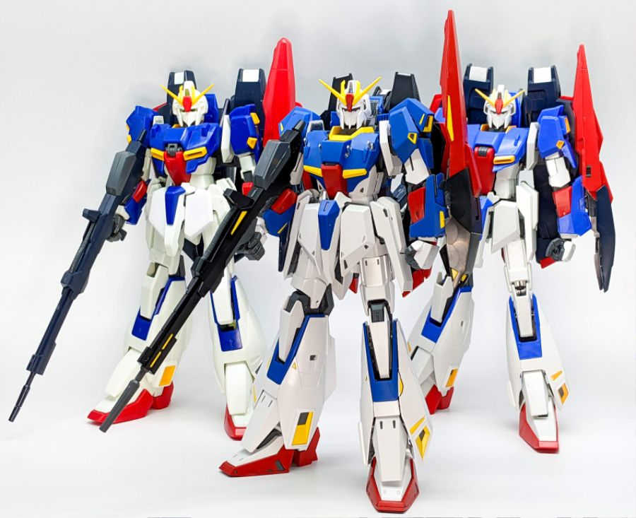 MG Z 건담 Ver.Ka + 1.0 & 2.0 나열 사진 | 프라모델 정보