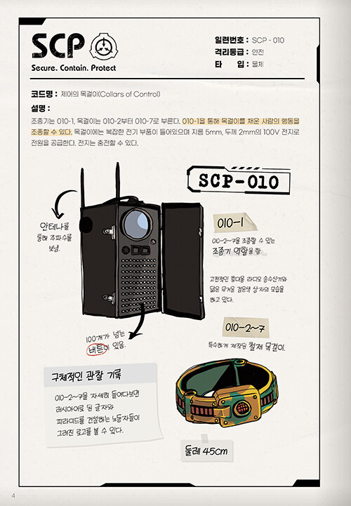 SCP 도감 (추가) | 만화책 라노벨 도서 웹툰 정보