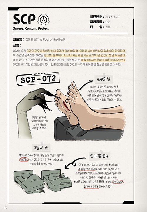 SCP 도감 (추가) | 만화책 라노벨 도서 웹툰 정보