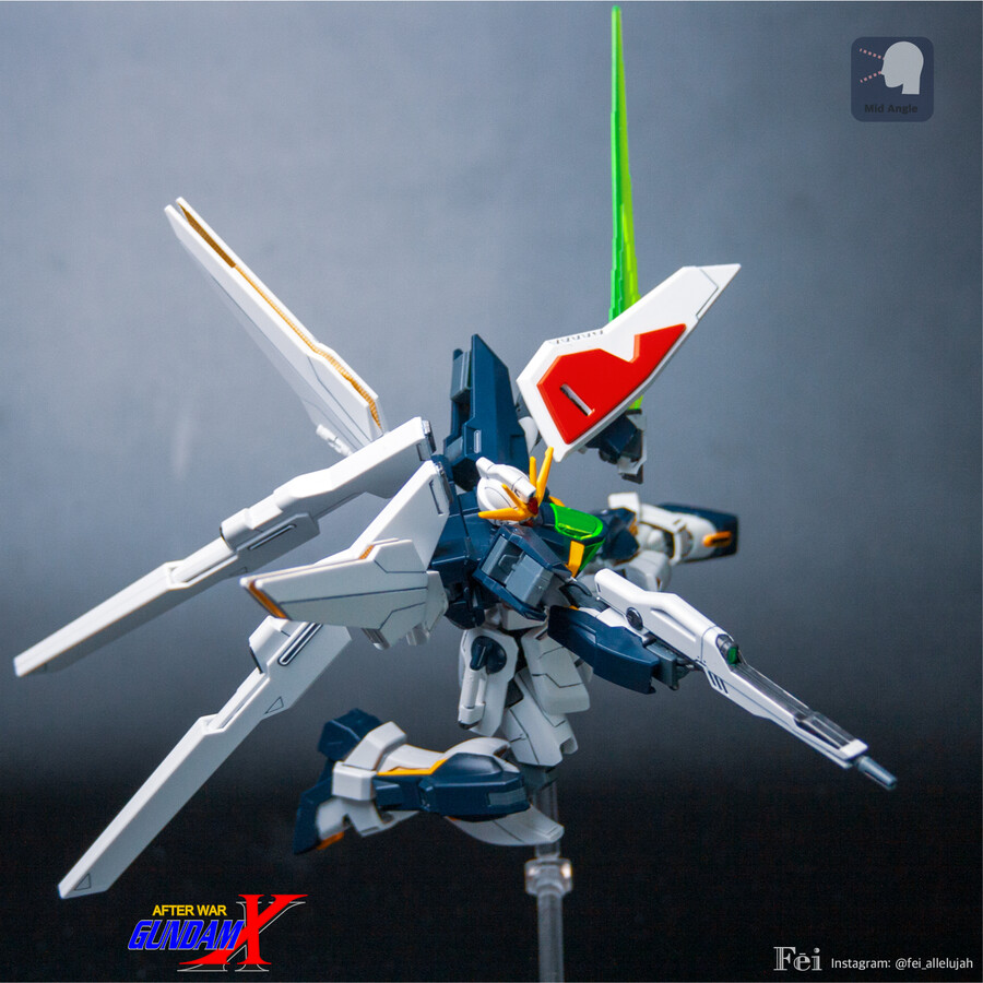 [포징샷] "달은 떠있는가" HG건담 DX포징샷 | 프라모델 캐릭터모형 갤러리