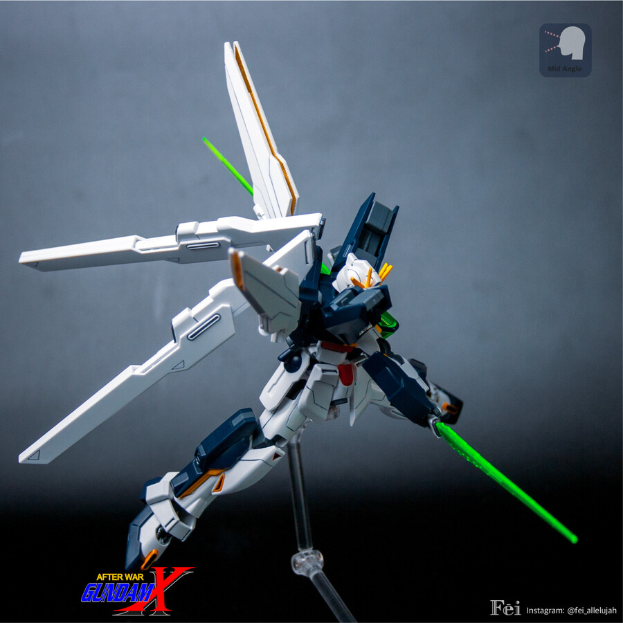 [포징샷] "달은 떠있는가" HG건담 DX포징샷 | 프라모델 캐릭터모형 갤러리