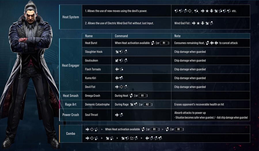 철권8 캐릭터 기술표 | 플레이스테이션 정보