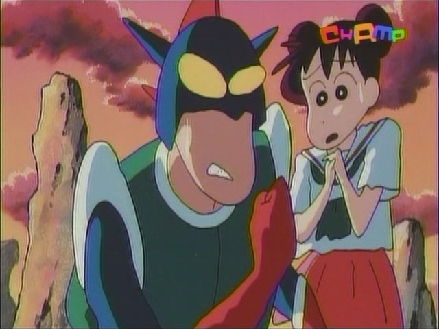 Shin Chan Action Kamen Vs Higure Rakshas