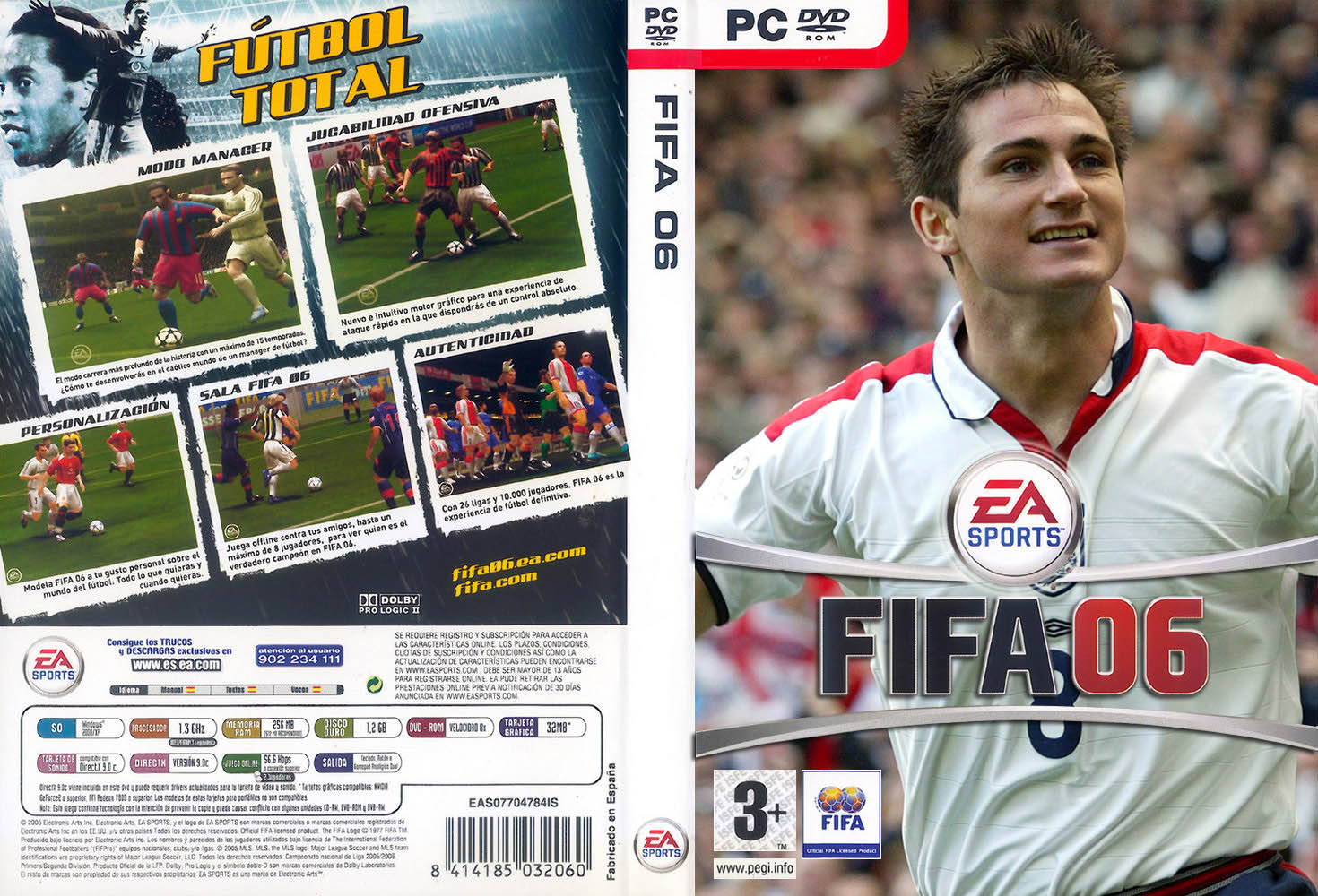 FIFA06 Lampard버전 DVD Beckham 버전