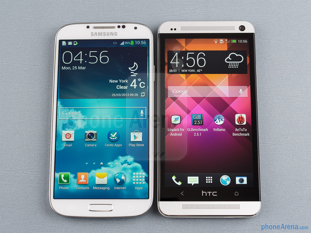 갤럭시S4 vs HTC one | 안드로이드 정보
