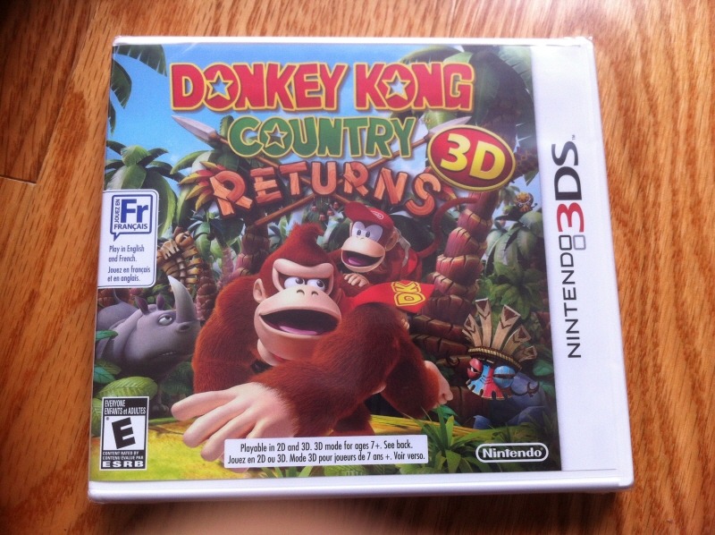 3DS 북미 동키콩 컨트리 리턴즈 3D 오픈 케이스