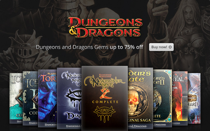 [GOG] D&D 게임 묶음 75% 할인 | PC 게임 정보