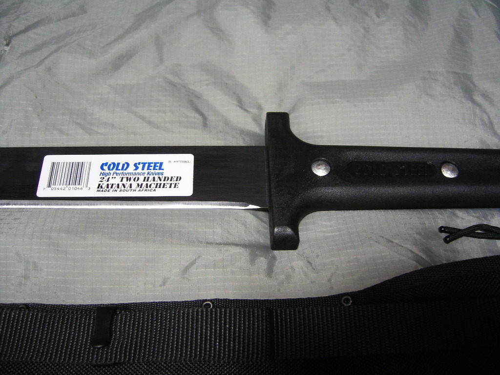 올해 첫 수령한 나이프... 콜드스틸 투핸드 카타나 마체테 | 장난감 토이 갤러리