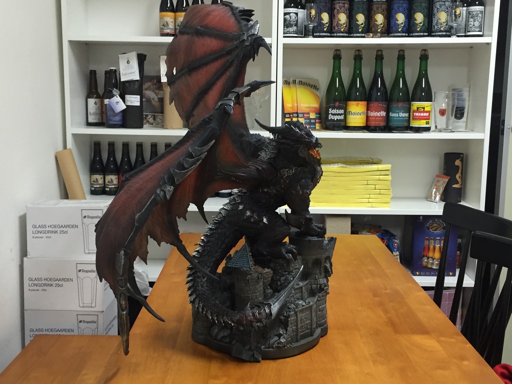 사이드쇼 데스윙 스태츄 개봉기 (SIDESHOW Deathwing Statue) | 피규어 갤러리