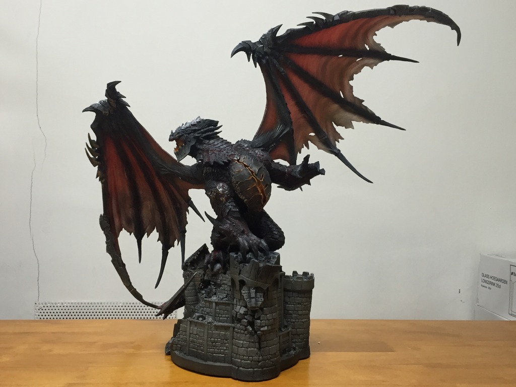 사이드쇼 데스윙 스태츄 개봉기 (SIDESHOW Deathwing Statue) | 피규어 갤러리