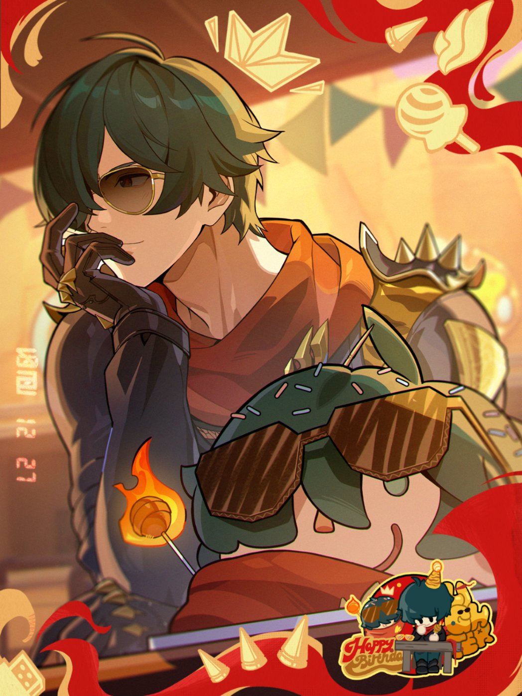 젠레스 존 제로 라이터 생일 일러스트