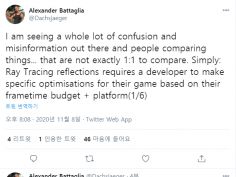 [DF] Alex Battaglia, 레이 트레이싱 비교에 대해 | 플레이스테이션 정보