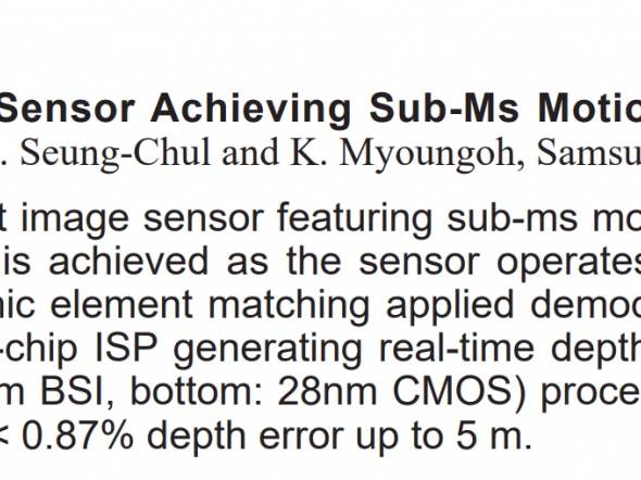 VLSI2023, 삼성 AR/VR 디바이스용 ToF 센서 발표 | 안드로이드 정보