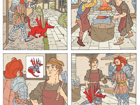 용을 기르는 중세사람들.comic | 유머 게시판