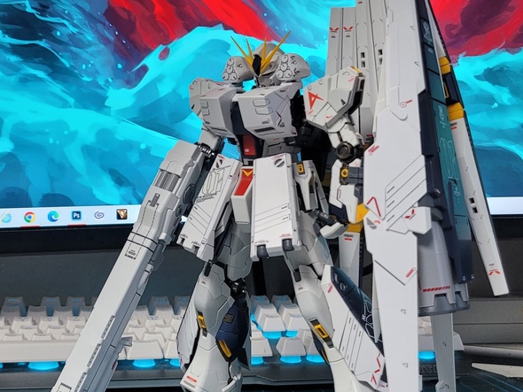 MG 뉴건담 ver.Ka HWS+메탈 프레임 소감 | 프라모델 이야기