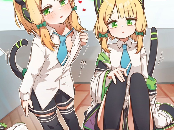 블루아카) 선생님 유혹하는 미도리와 모모이.comic | 유머 게시판 | RULIWEB