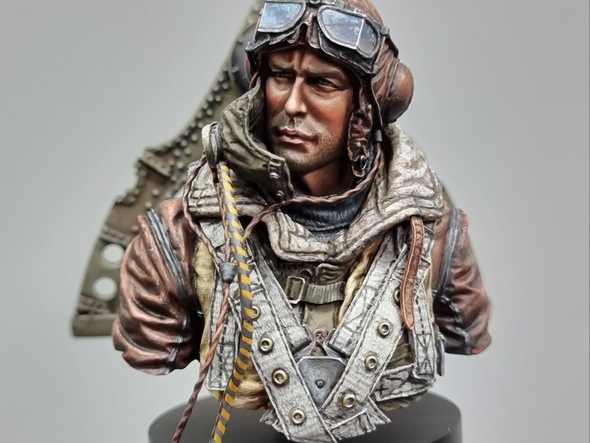 [도색완성] 1/10 BUST RAF Spitfire Mk.l Pilot WWll | 프라모델 스케일모형 갤러리