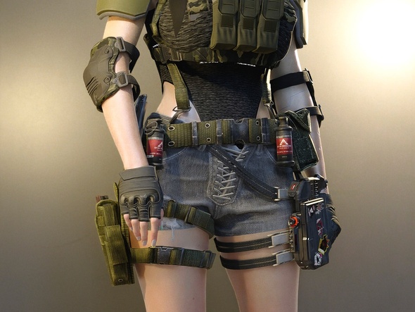 밀리밀리한 V 스샷 | 사이버펑크 2077 | RULIWEB