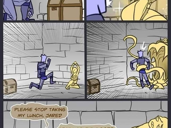 던전에서 미믹한테 당할뻔 한 만화.comic | 유머 게시판 | RULIWEB