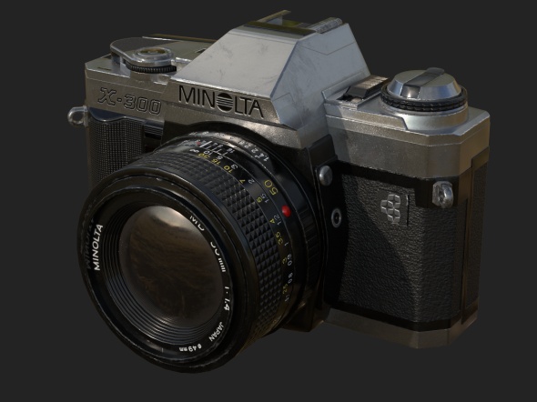 3D모델링) 삼성미놀타 X-300 카메라 제작기 | 자작 / 없으면 만드는 갤러리 | RULIWEB