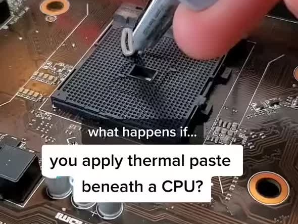 CPU 소켓에 써멀을 바르면 | 유머 게시판 | RULIWEB