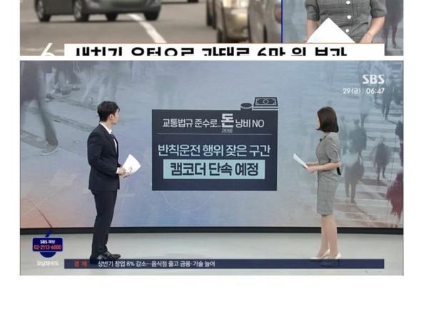 SBS 9월 1일부터 얌체운전 집중단속