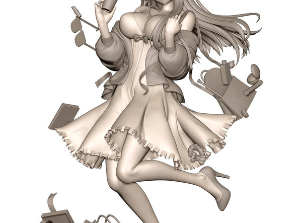 엔소토이즈 17 여친 빌리겠습니다 미즈하라 치즈루 3D 원형