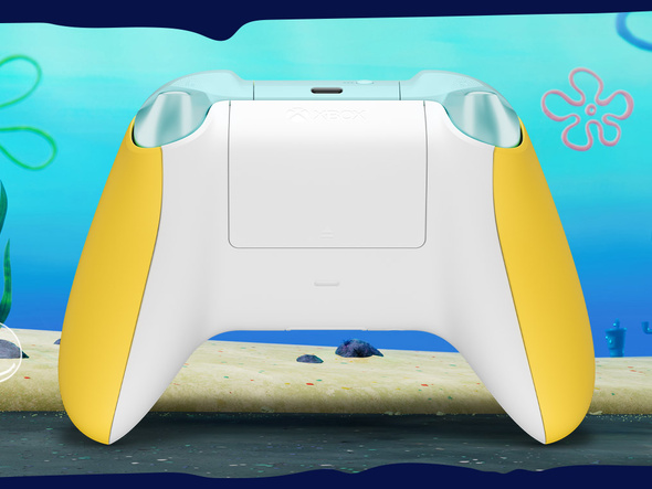 한정판 스폰지밥 더 무비 XBOX 무선 컨트롤러 공개